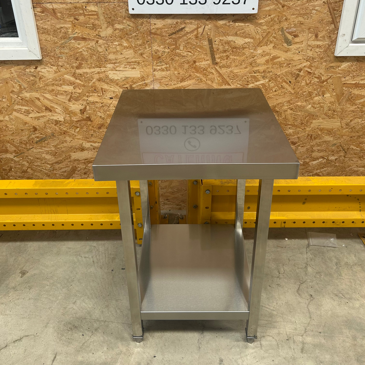 Heavy Duty Stainless Steel Centre Table - 600x600x900mm – Reduced Catering